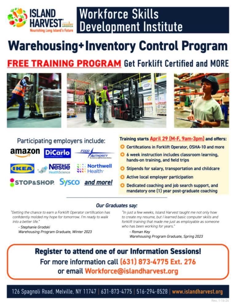 Workforce Skills Development Institute - Island Harvest