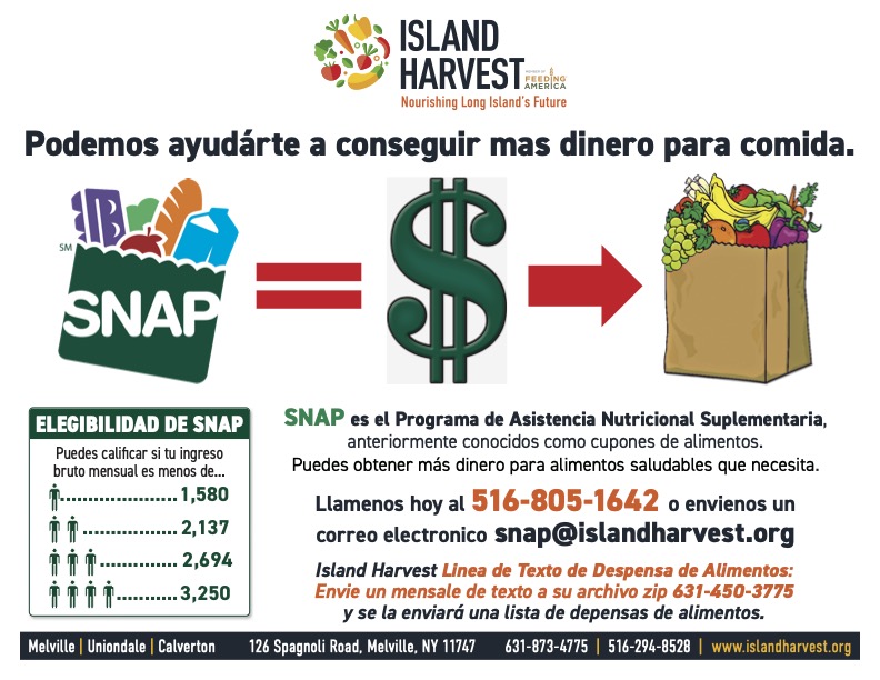 SNAP Resources: Assistance Programs on Long Island