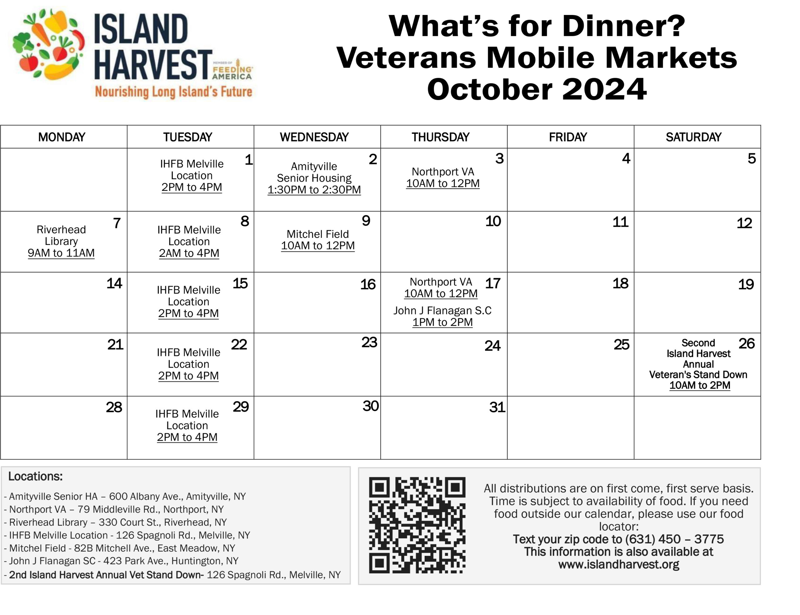 Food Distributions - Island Harvest