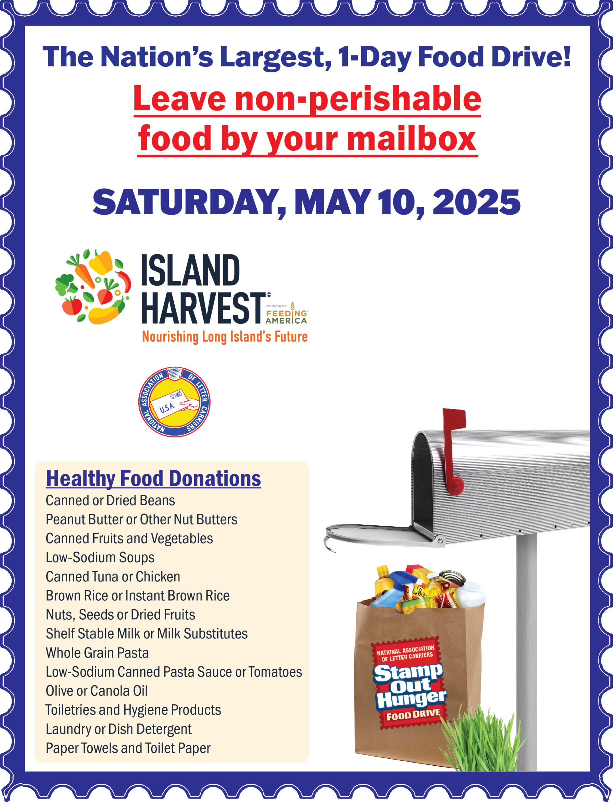 Stamp Out Hunger 2025 Tool Kit - Island Harvest